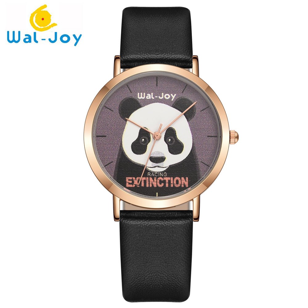 Leather-band Panda Quartz Women Watch - Panda Online Buy
