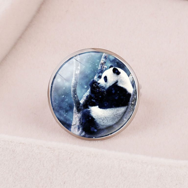 Panda Life Round Gem Ring - Panda Online Buy