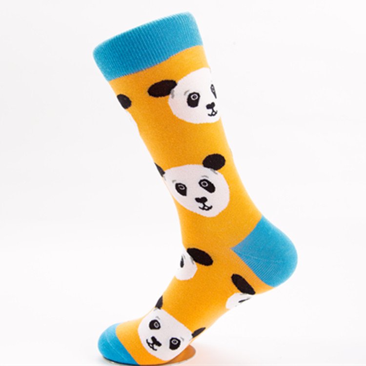 Women Vintage Panda Prints Long Socks - Panda Online Buy