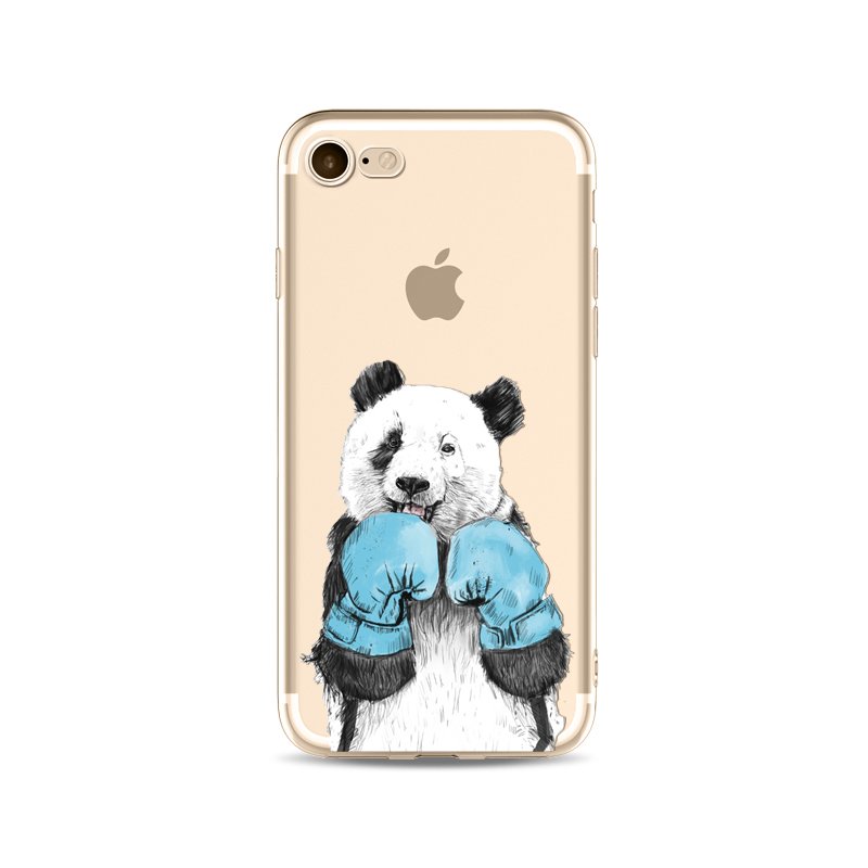 Watercolor Panda Cartoons Phone Case - Panda Online Buy